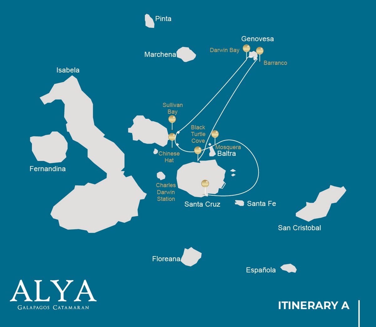 Alya: A 16 passenger luxury catamaran - Galapagos Cruises
